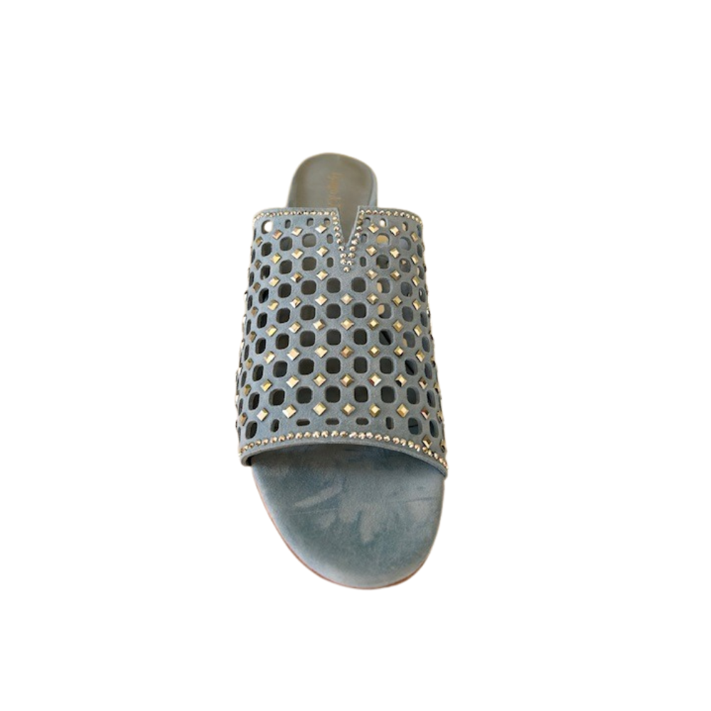 D&J Jenie Denim Silver – The Shoe Garden